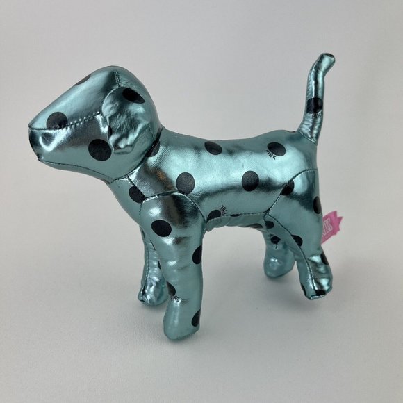 Victoria's Secret | Toys | Victorias Secret Plush Dog Shiny Teal Polka ...